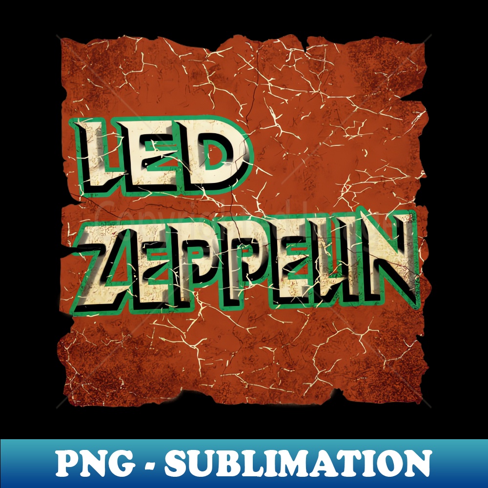 Led zeppelin - PNG Transparent Sublimation Design - Vibrant | Inspire ...