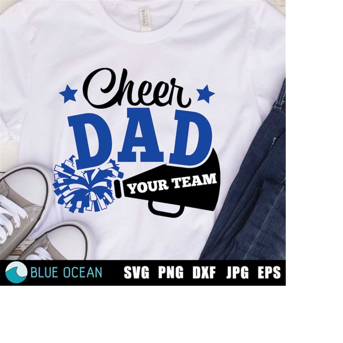 Cheer Dad SVG, Cheer SVG, Cheerleading svg, Cheer Dad shirt, - Inspire ...