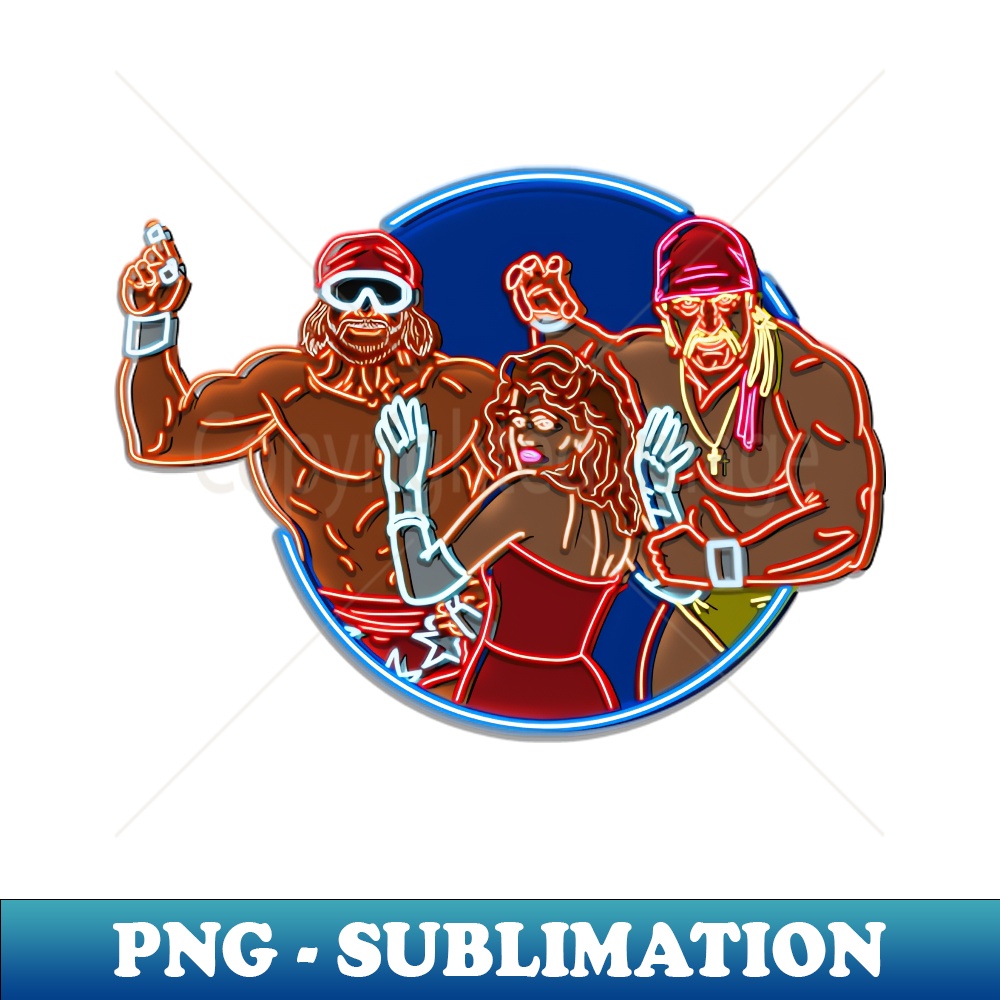 Mega Powers neon bg - Exclusive PNG Sublimation Download - P | Inspire ...