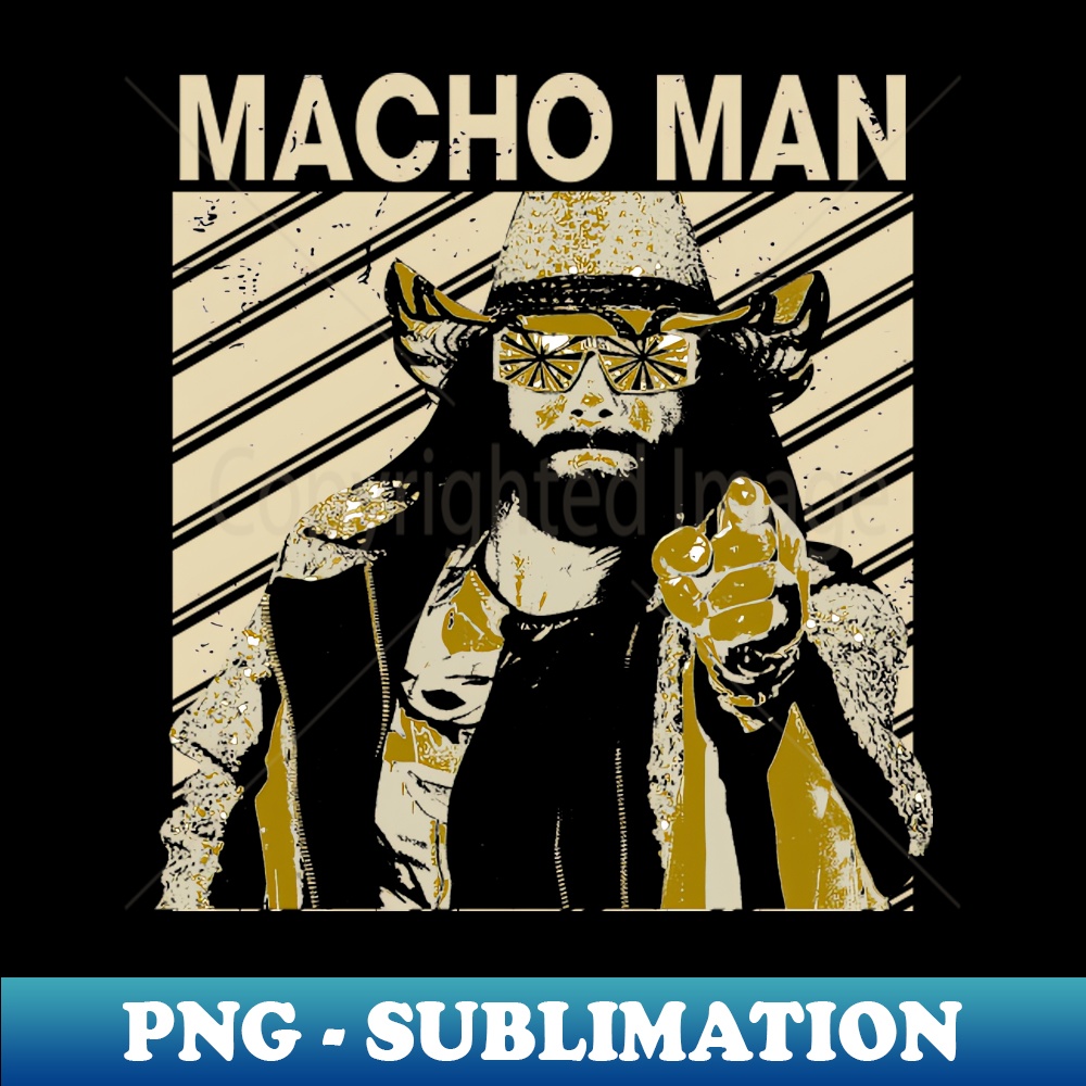 Macho Man Legendary Poses And Persona - Signature Sublimatio | Inspire ...