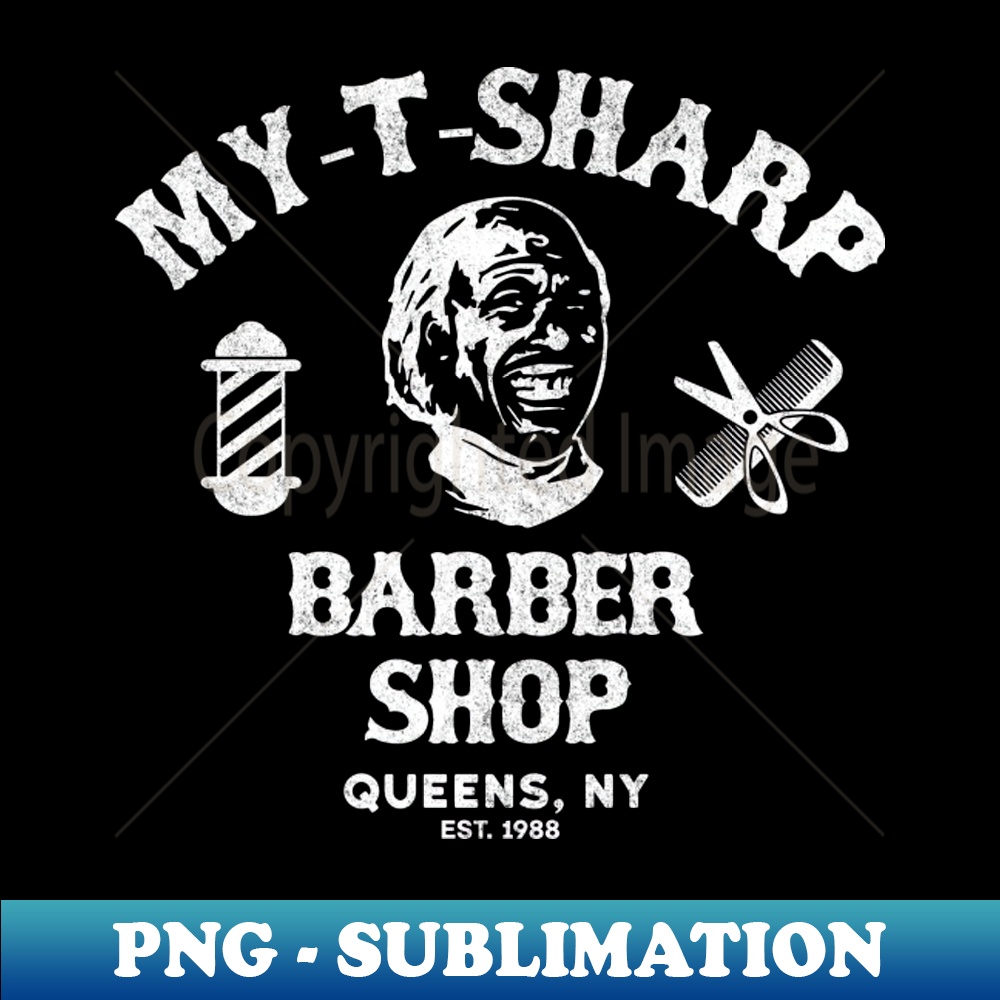 MY-T-Sharp Barber Shop - Queens NY Est 1988 - vintage logo - | Inspire ...