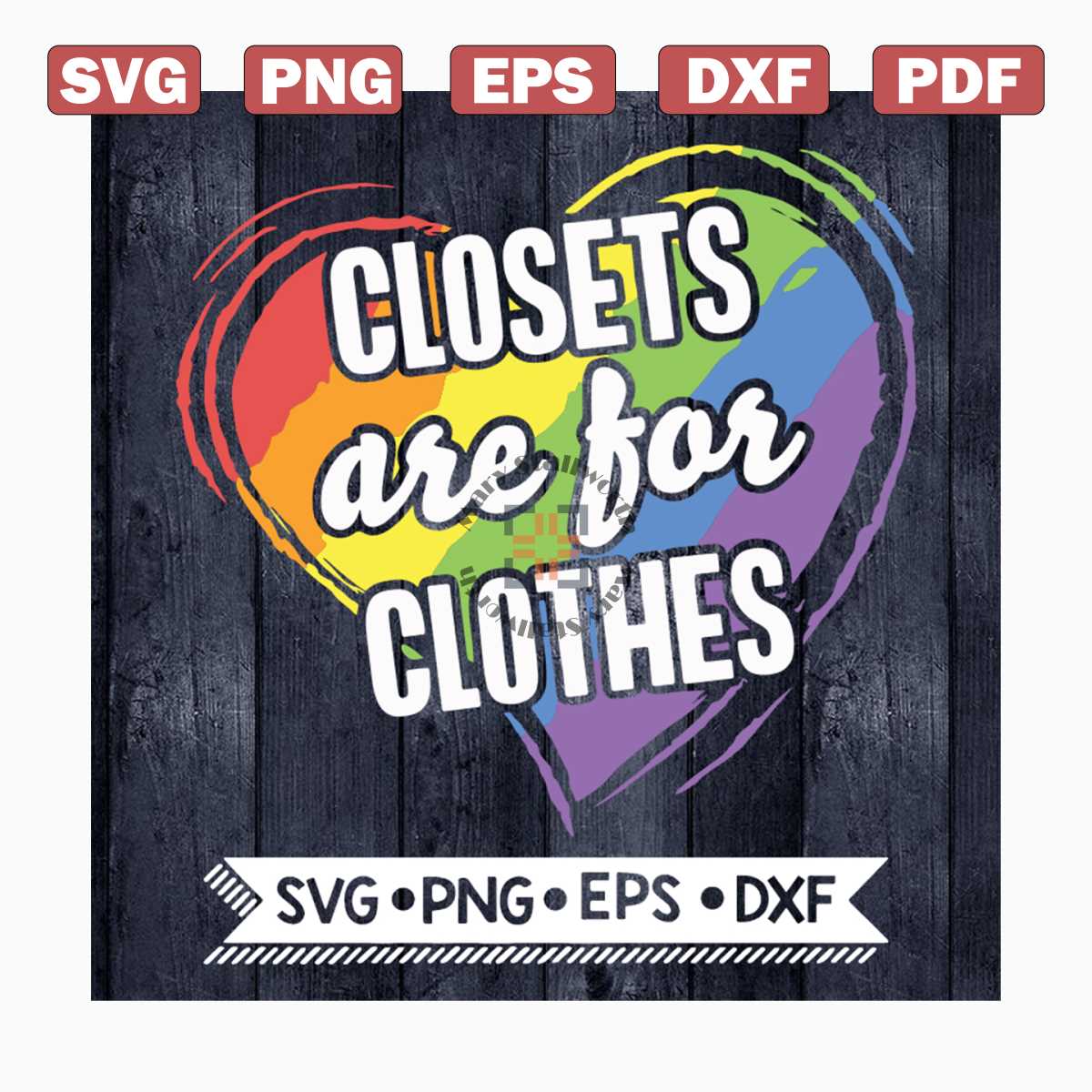 Closets Are For Clothes Svg, Lgbt Svg, Pride Svg, Lgbt Day S | Inspire ...