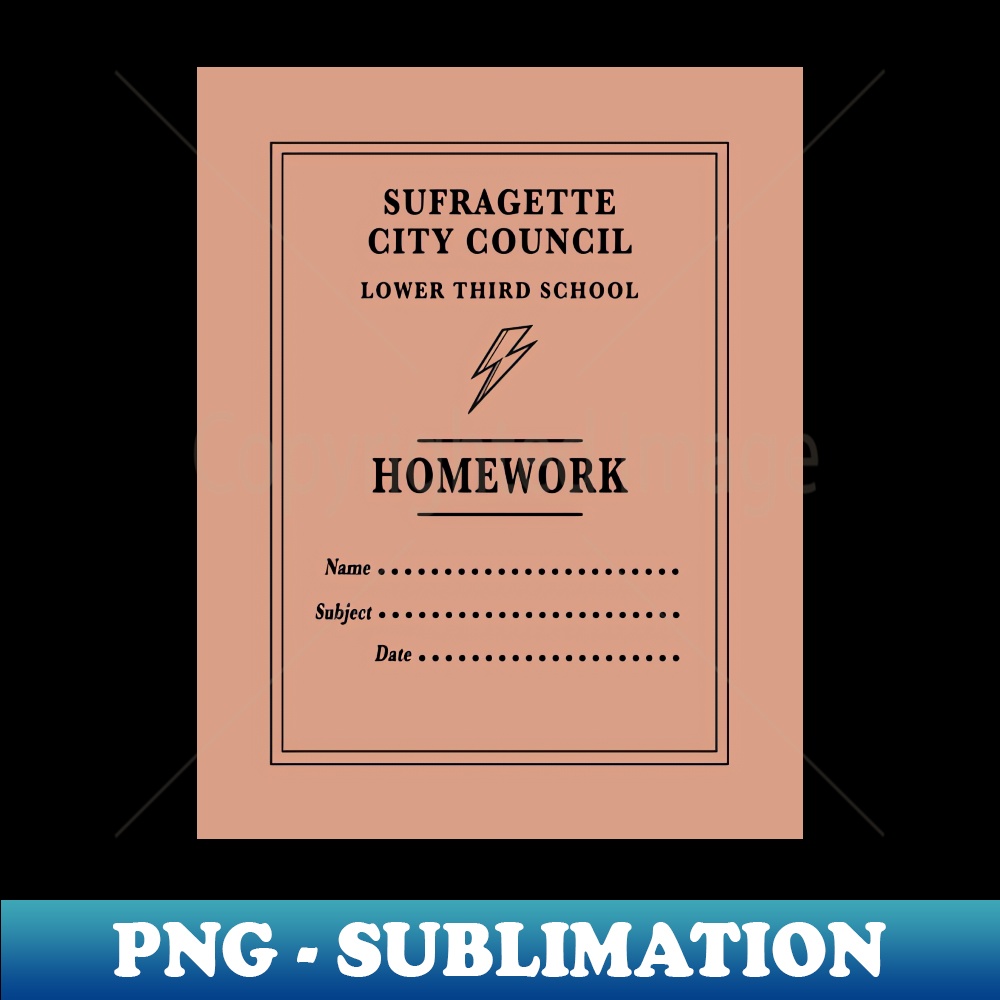 GLAM HOMEWORK BOOK COVER - Creative Sublimation PNG Download | Inspire ...