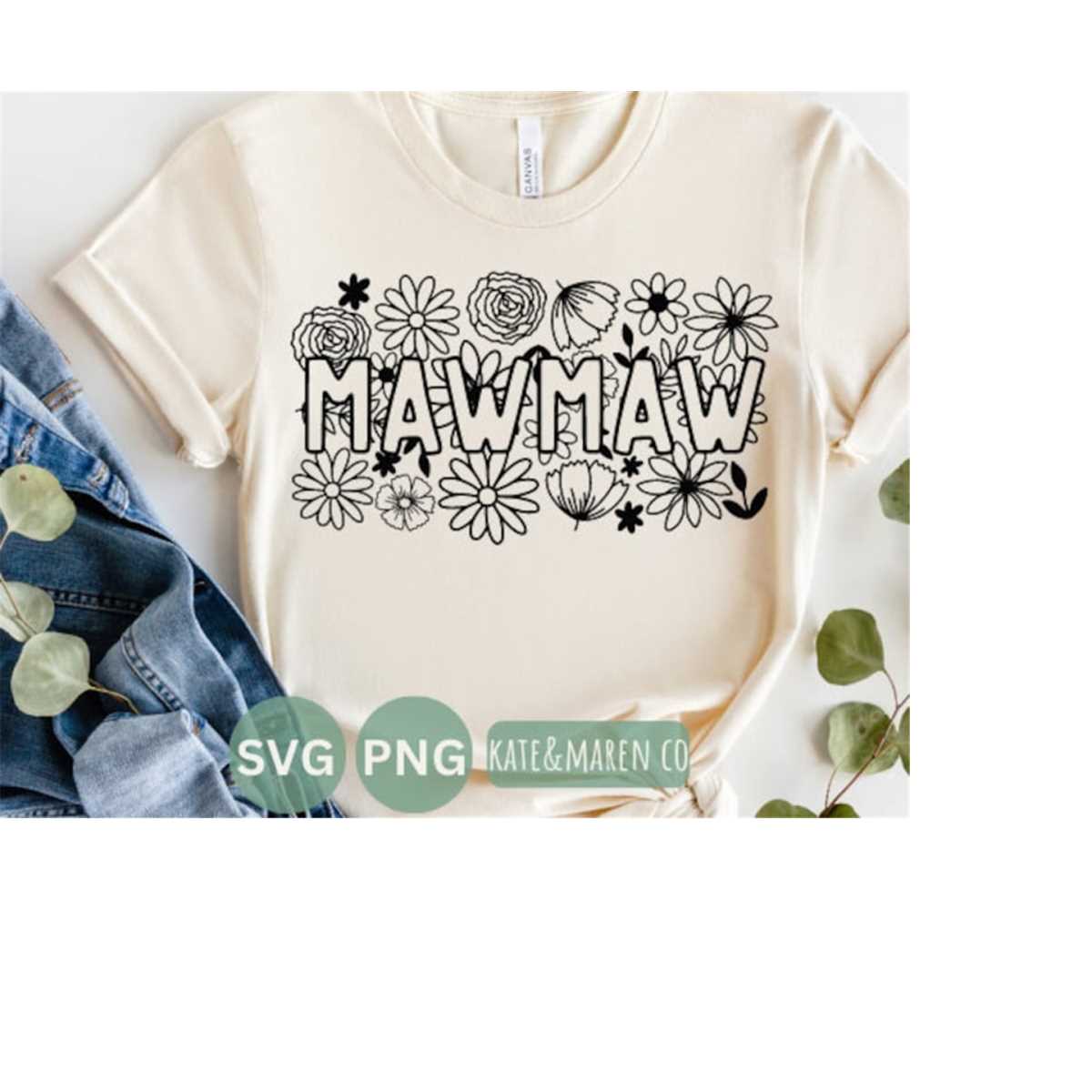 mawmaw svg, floral mawmaw png, flower mawmaw svg, mawmaw cri - Inspire ...