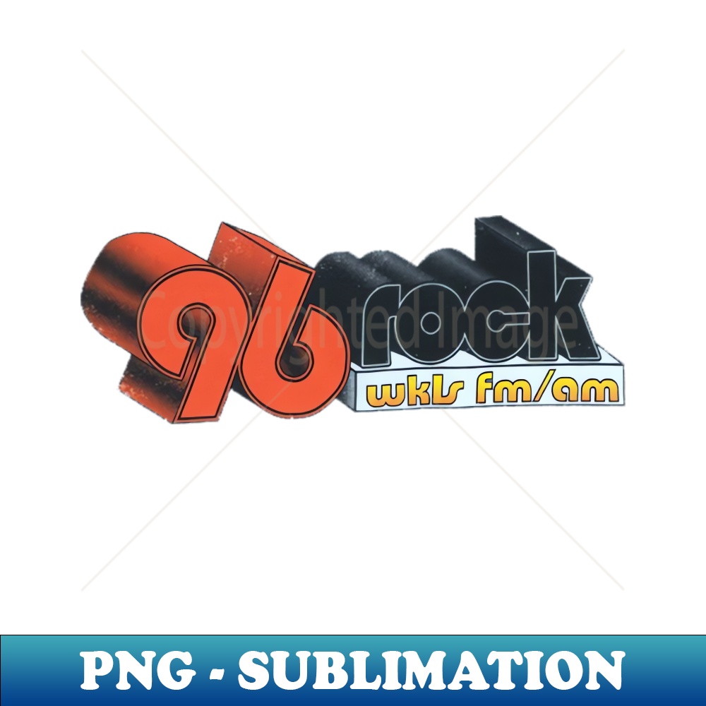 WKLS 96 Rock Atlanta 3D - Exclusive PNG Sublimation Download - Inspire ...
