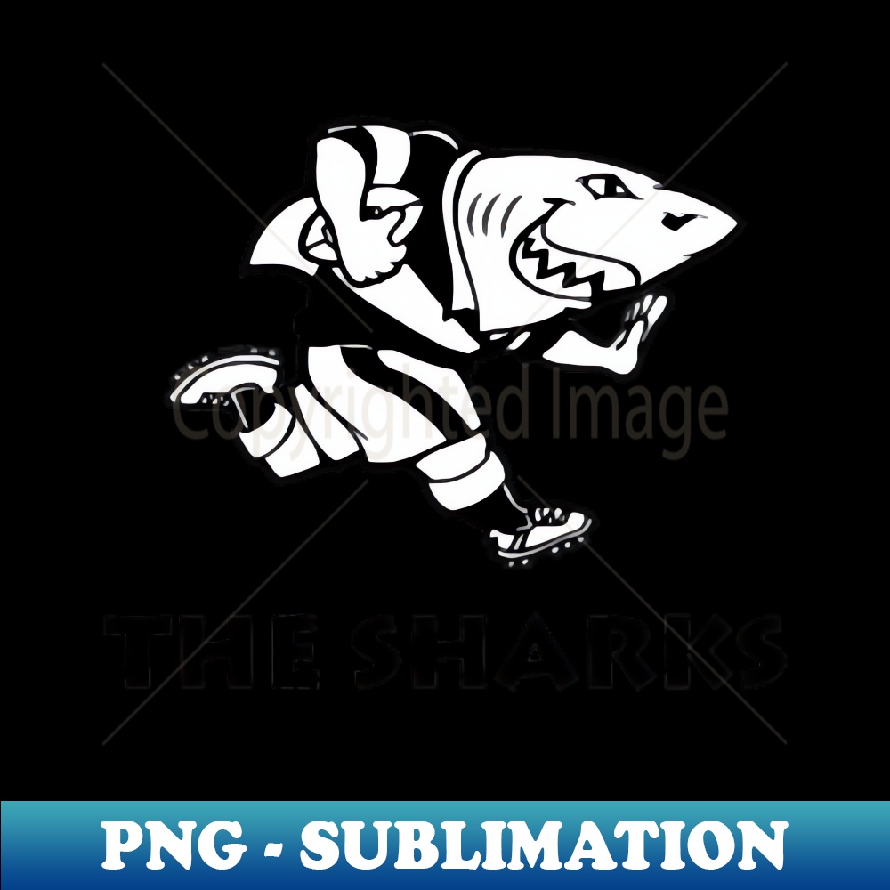 The sharks rugby supporter gear - Sublimation-Ready PNG File | Inspire ...