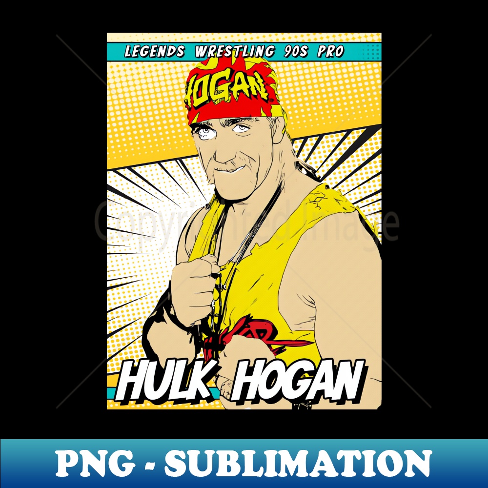Hulk Hogan Legends Wrestling 90s Pro - Premium Sublimation D - Inspire ...