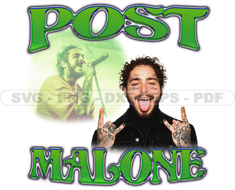 Post Malone Svg Tshirt designs, Rock Bands Tshirts, Vintage | Inspire ...