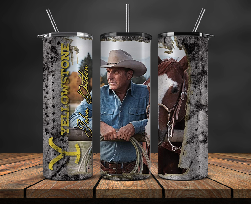 Yellowstone Tumbler Wrap Png, Yellow Stone Tumbler Digital D | Inspire ...