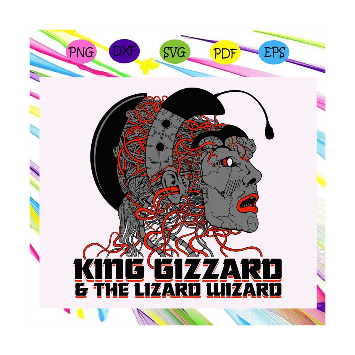 King gizzard and the lizard wizard, king gizzard svg, king g | Inspire ...
