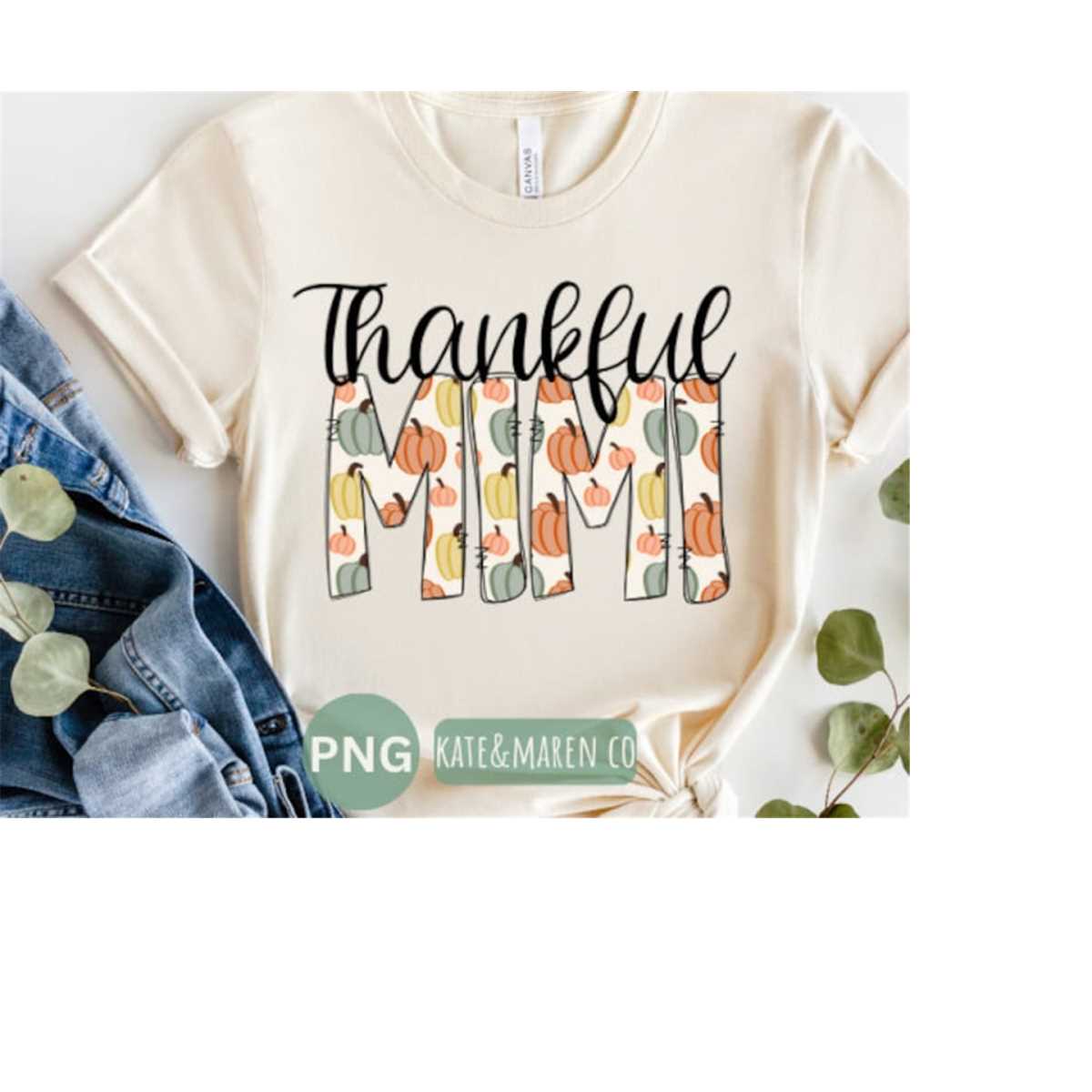 Thankful mimi png, mimi fall png, mimi pumpkin sublimation - Inspire Uplift