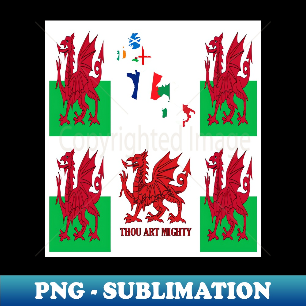Wales Rugby Fan Baner Cymru Flag Design - Decorative Sublima | Inspire ...