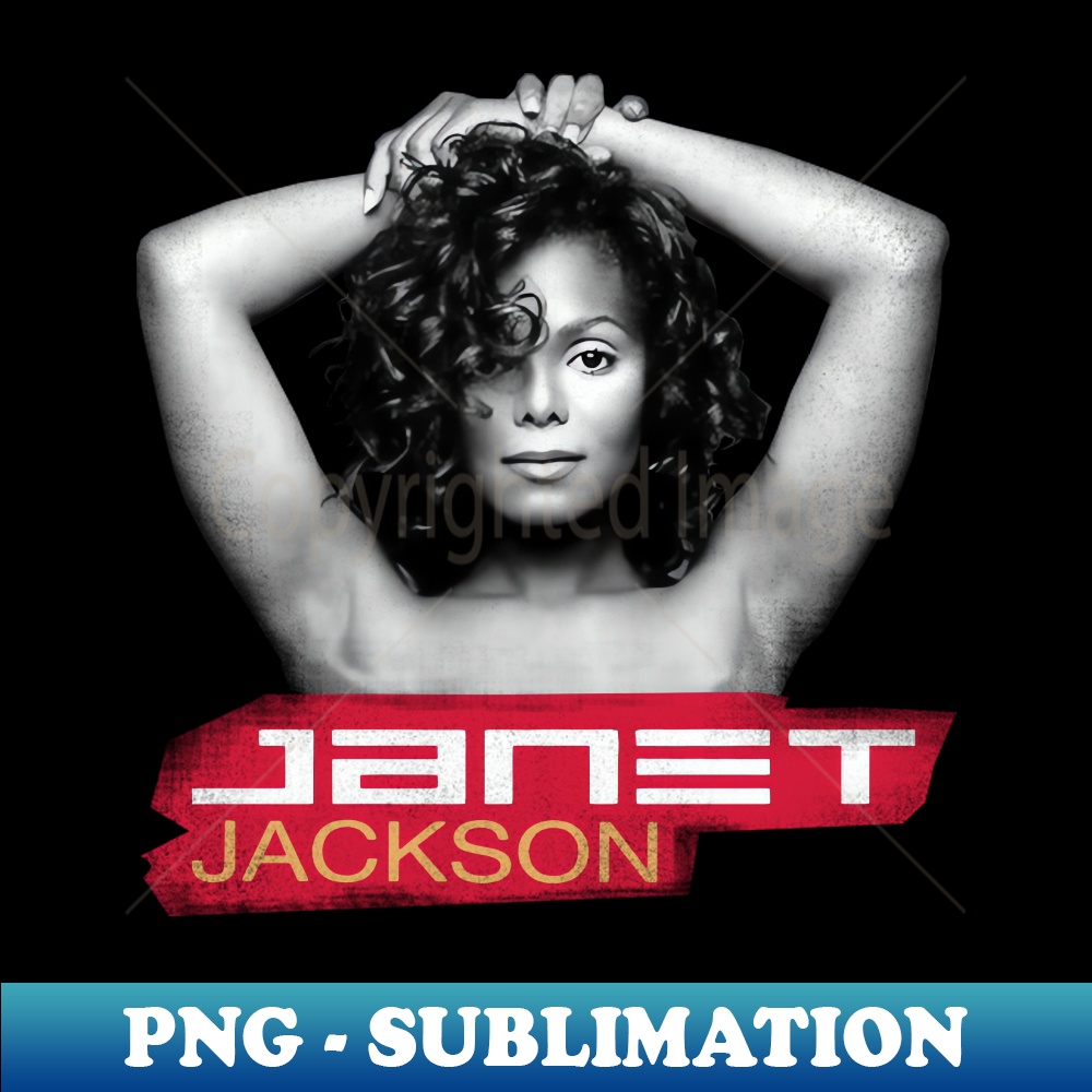 Janet Jackson - PNG Transparent Sublimation Design - Perfect | Inspire Uplift