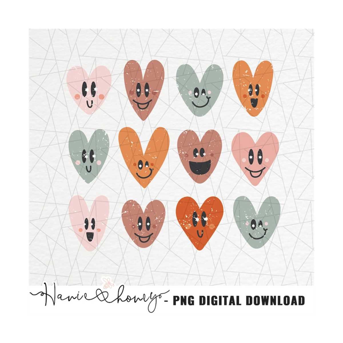 Groovy heart PNG - Cute heart clipart - Heart sweatshirt - H | Inspire ...
