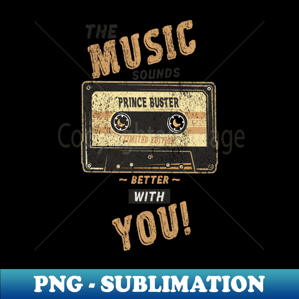 Prince Buster - Cassette tape - PNG Transparent Sublimation | Inspire ...