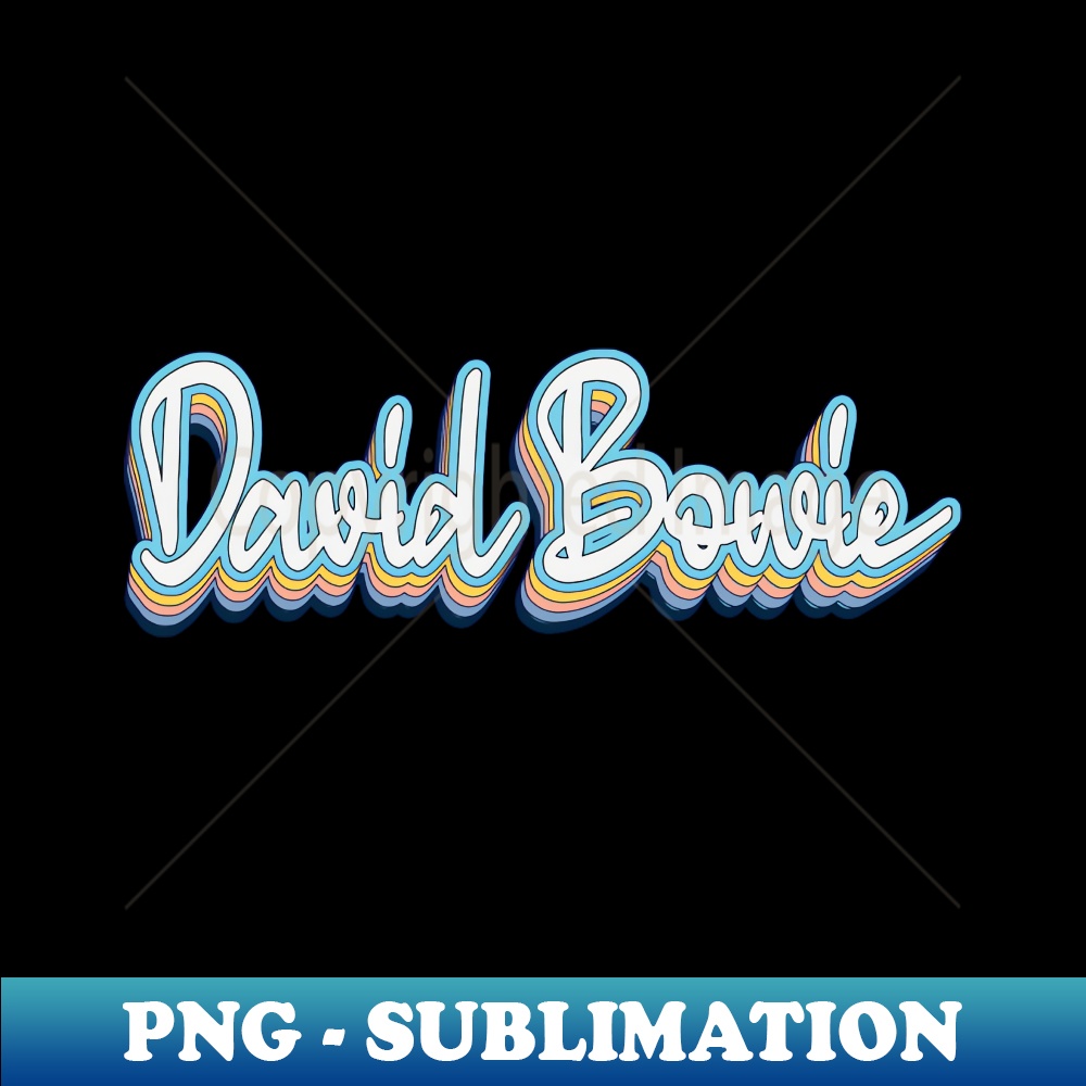Retro david bowie - PNG Transparent Digital Download File fo | Inspire ...