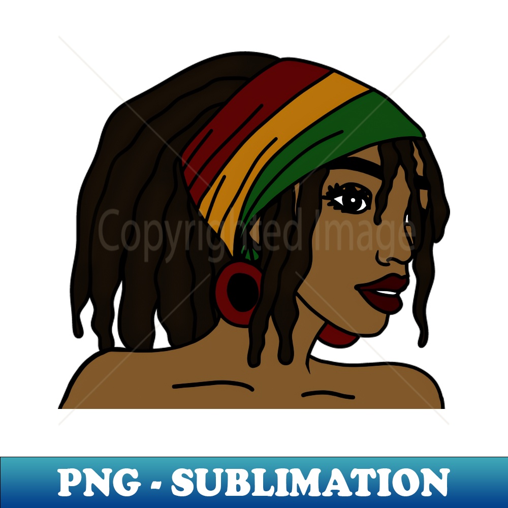 Rasta Queen Empress Melanin - Modern Sublimation PNG File - | Inspire ...