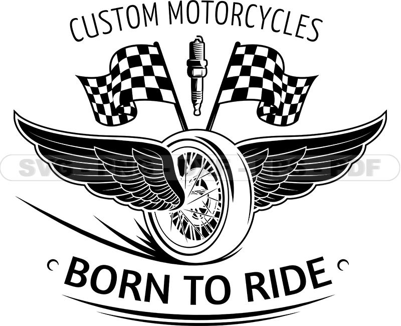 Motorcycle svg logo, Motorbike SVG PNG, Harley Logo, Skull S | Inspire ...