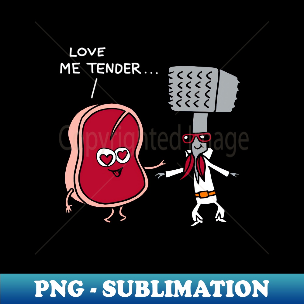 Cute Elvis Meat Tenderizer Love Relationship Cartoon - Styli | Inspire ...