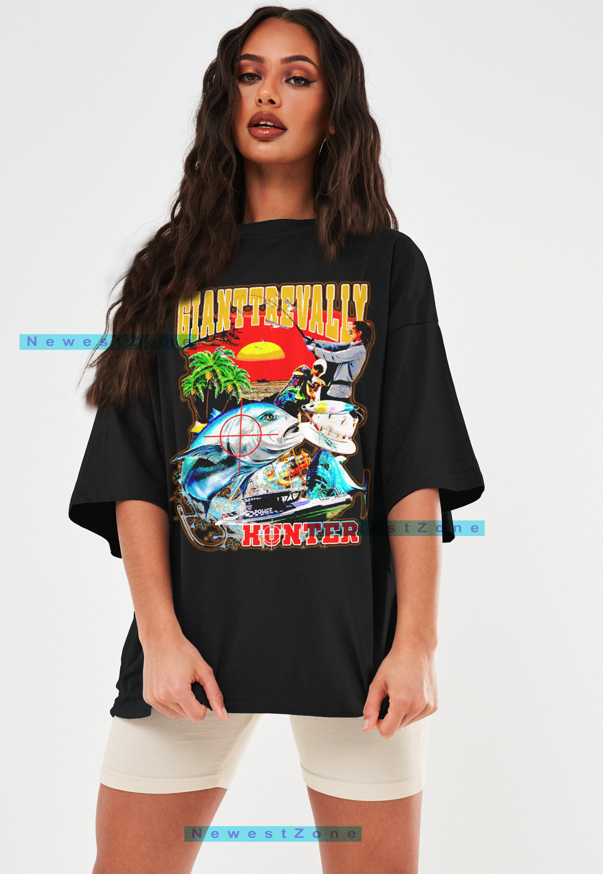 Fathers Day Shirt Fishing Giant Travelly Merchandise Fish Hu | Inspire ...