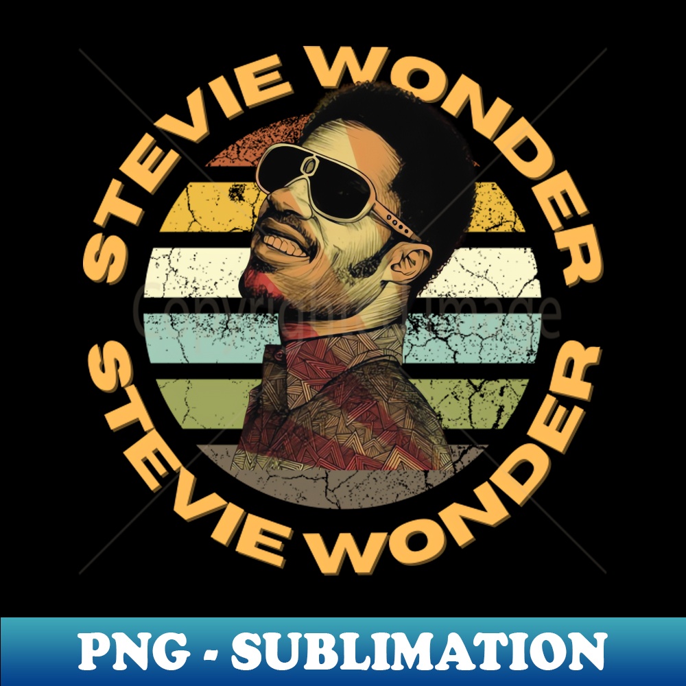 Stevie wonder - PNG Transparent Sublimation Design - Capture | Inspire ...