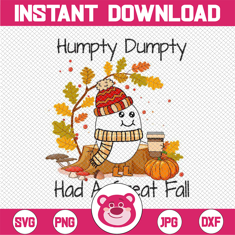 Humpty Dumpty Had a Great Fall Png, Pumpkin Png, Fall Pumpki | Inspire ...