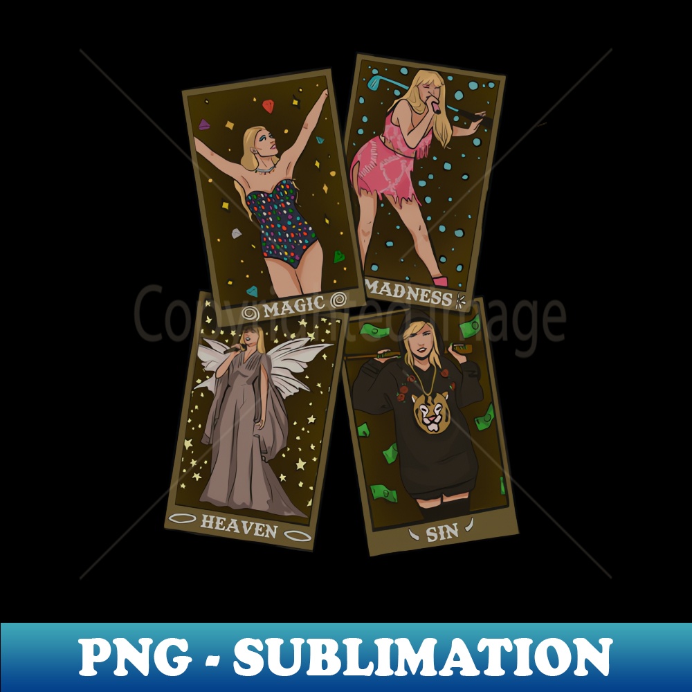 Taylor Swift Tarot Cards Mastermind - PNG Transparent Sublim | Inspire ...