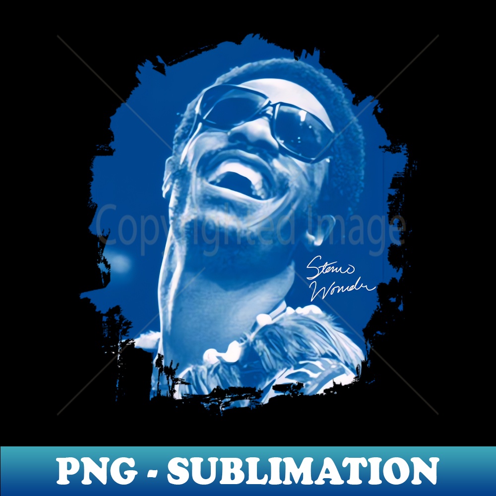 Stevie wonder - PNG Transparent Sublimation Design - Vibrant - Inspire ...