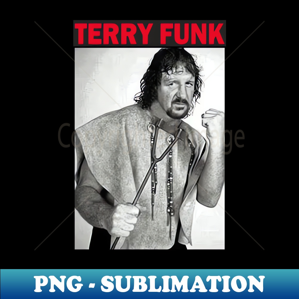 Terry Funk Post - Special Edition Sublimation PNG File - Per | Inspire ...