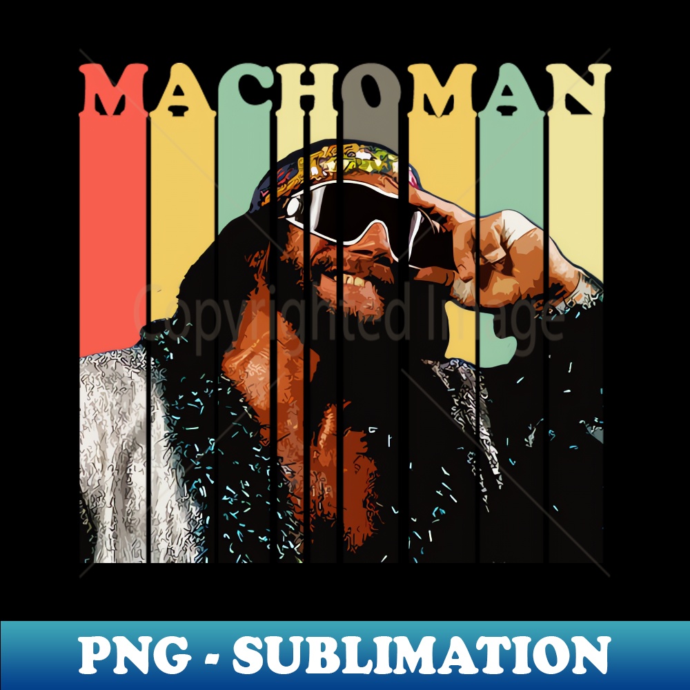 Retro Macho Man - Professional Sublimation Digital Download - Inspire ...