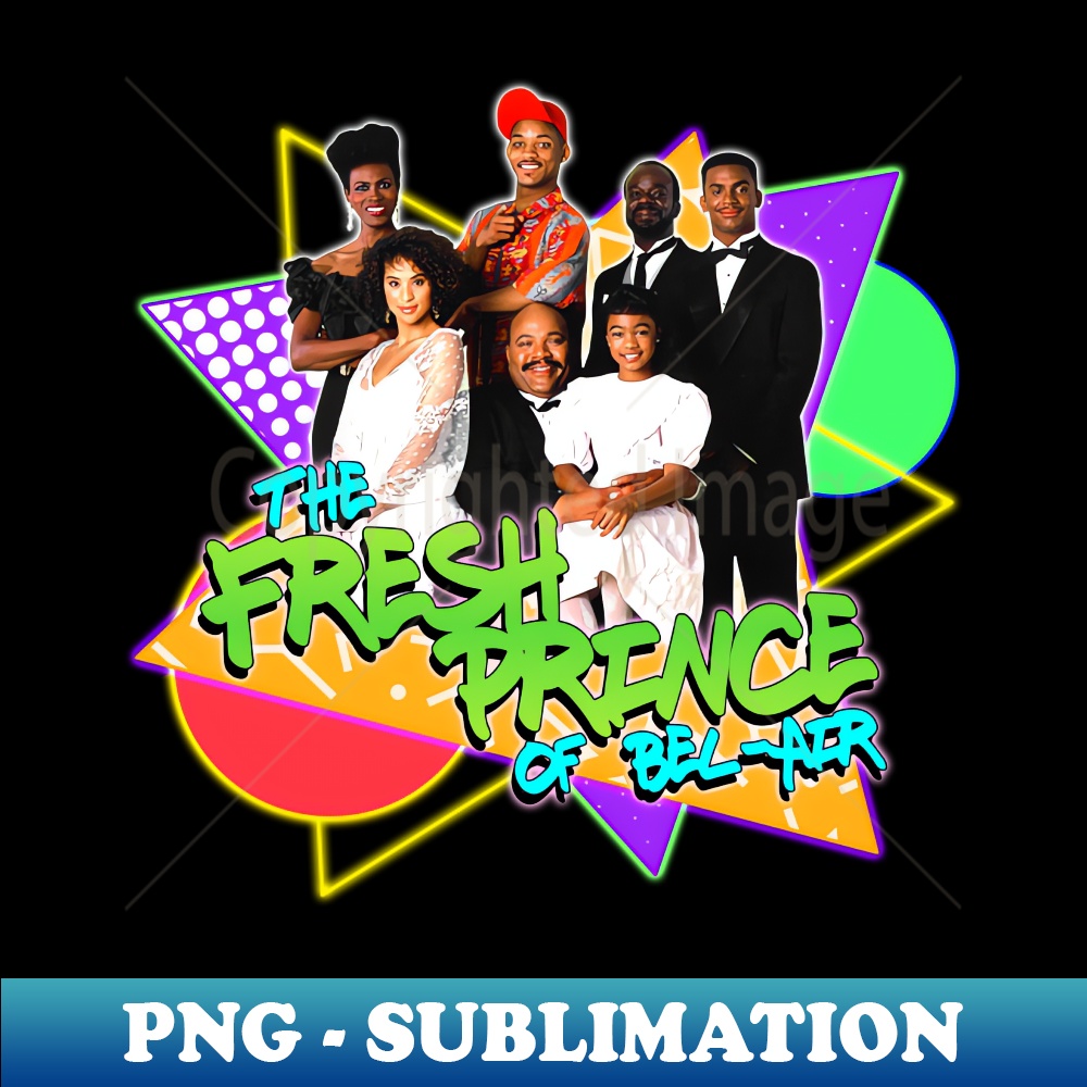 The Fresh Prince of Bel-Air Retro 90s FanArt - Premium Subl | Inspire ...