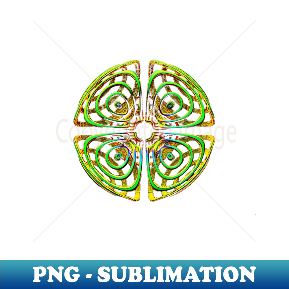 CELTIC SYMBOL - Four-leaf clover - Signature Sublimation PNG | Inspire ...