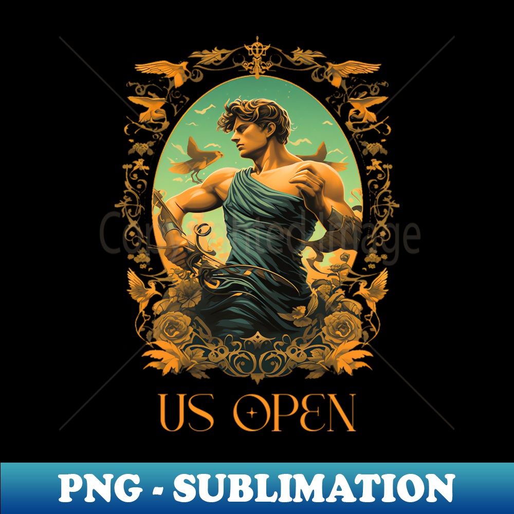 US Open Greek style - PNG Sublimation Digital Download - Bri | Inspire ...