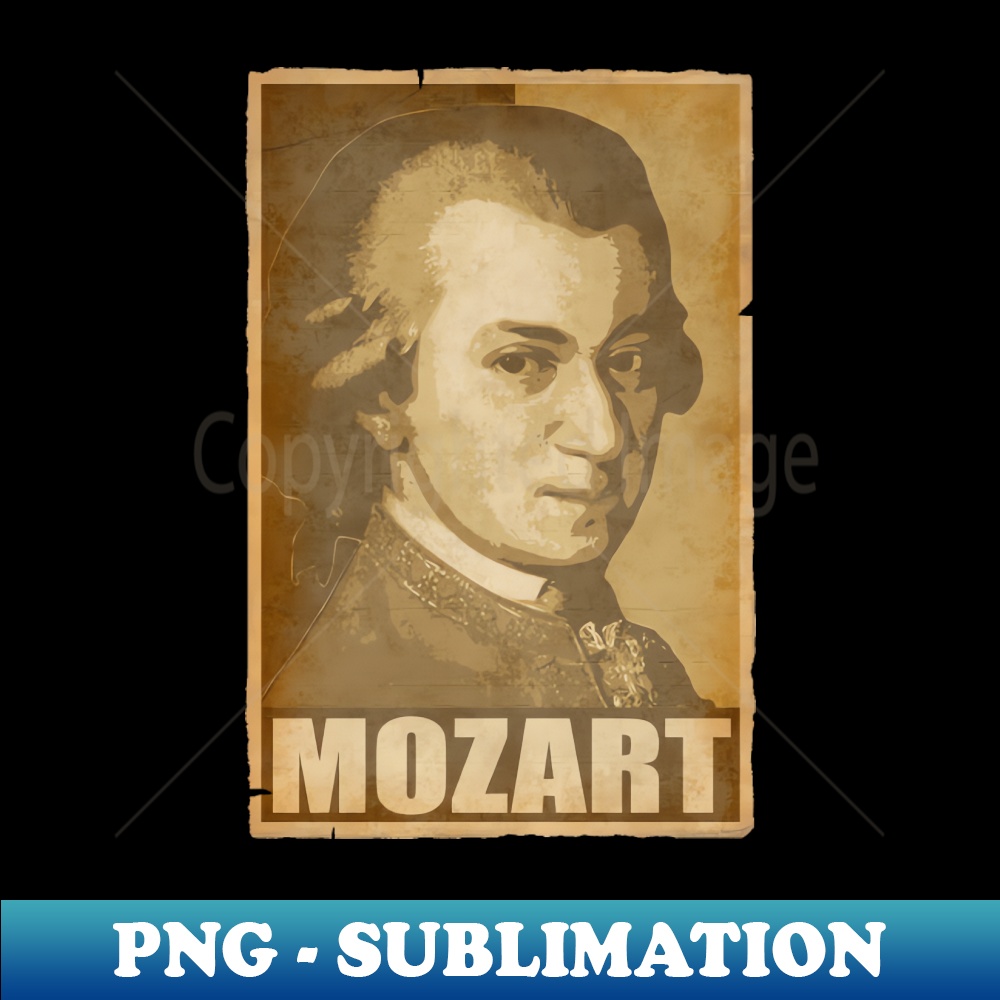 Mozart Propaganda Pop Art - Trendy Sublimation Digital Downl | Inspire ...