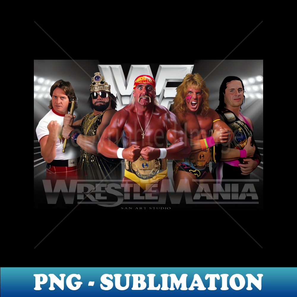 WWF classic 80s wrestlers - Digital Sublimation Download Fil - Inspire ...