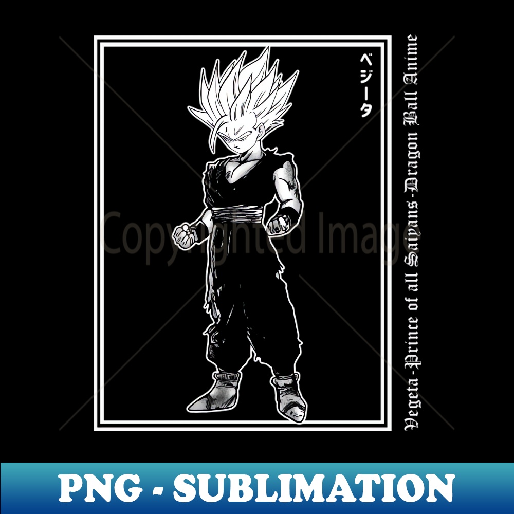 Vegeta - PNG Transparent Digital Download File for Sublimati | Inspire ...