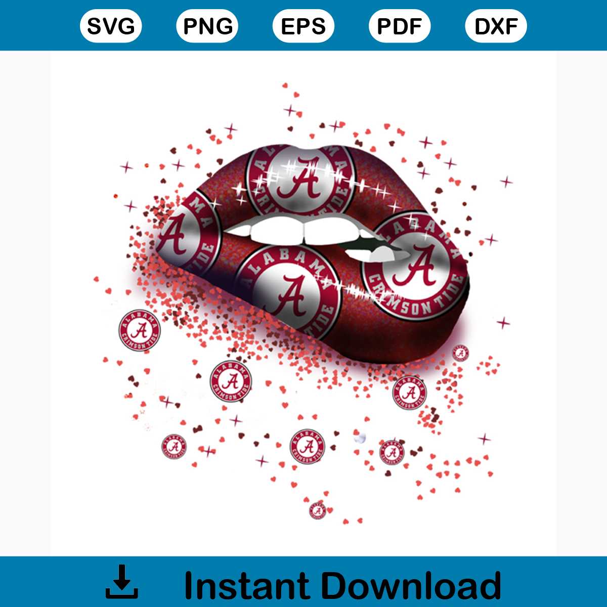 Alabama Crimson Tide Lips Svg, Sport Svg, Alabama Lips Svg, - Inspire ...