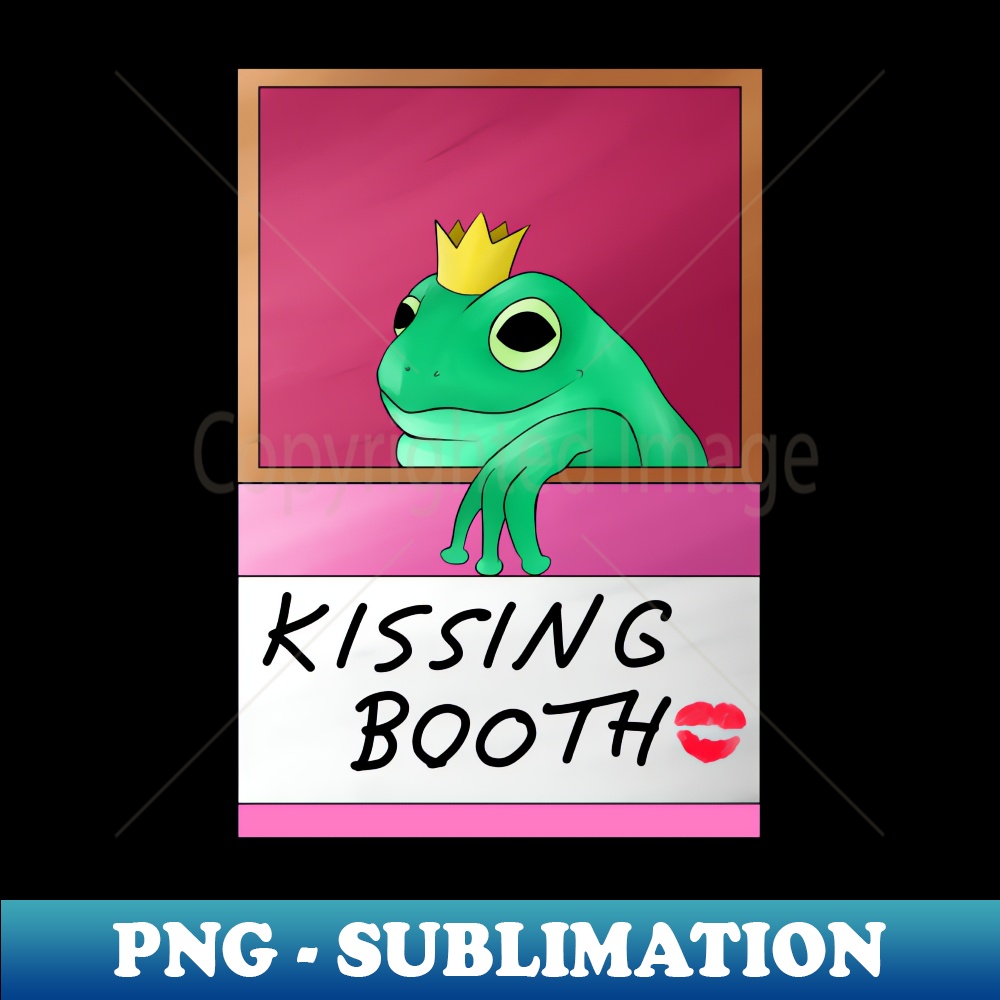 Frog Prince Kissing Booth - Stylish Sublimation Digital Down | Inspire ...