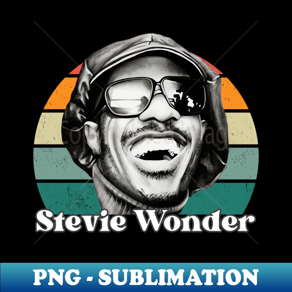 Stevie Wonder Wpap - Special Edition Sublimation PNG File - - Inspire ...