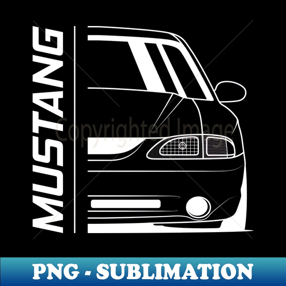 Front Stang MK4 Muscle - PNG Sublimation Digital Download - | Inspire ...