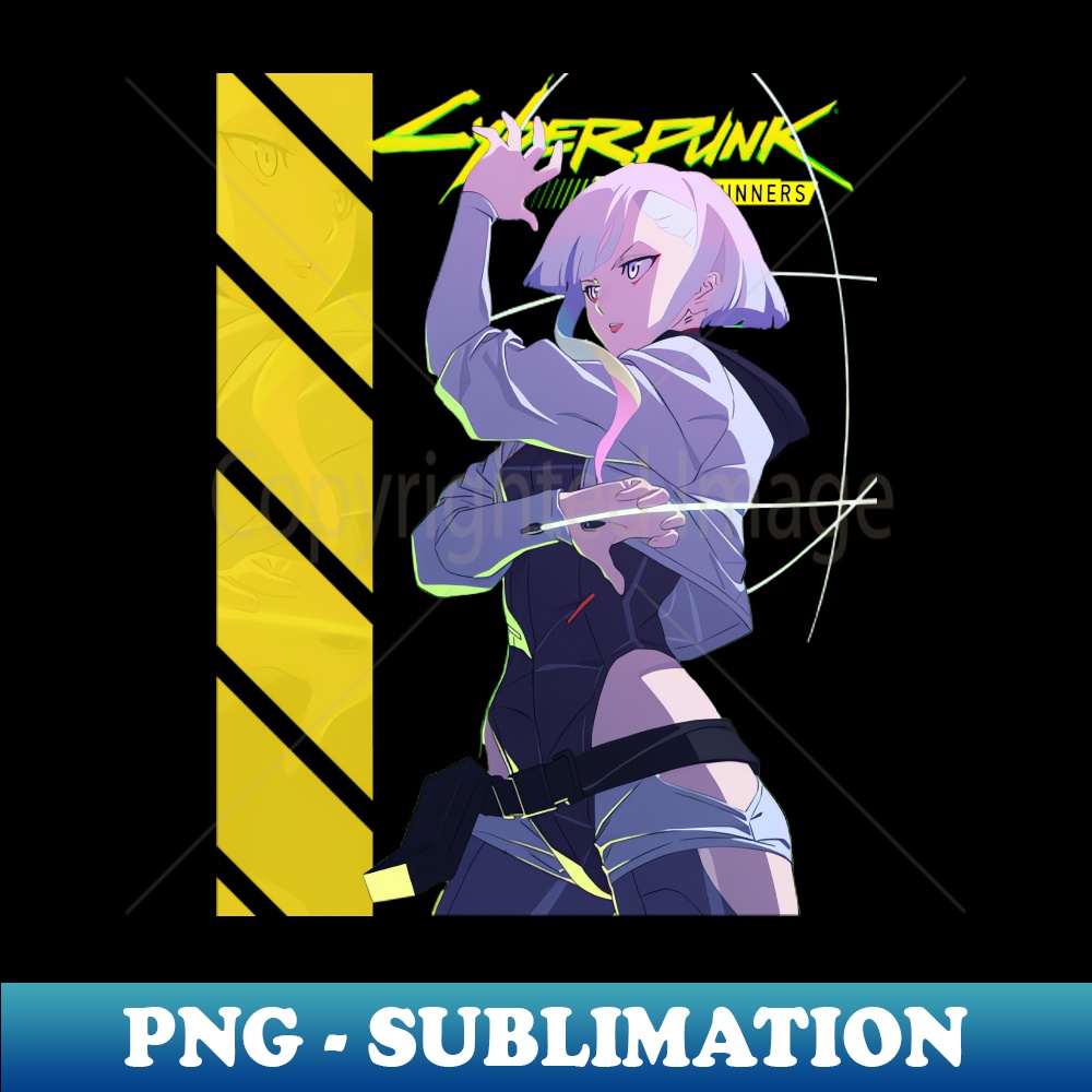 Lucy Cyberpunk Edgerunners - Vintage Sublimation PNG Downloa | Inspire ...