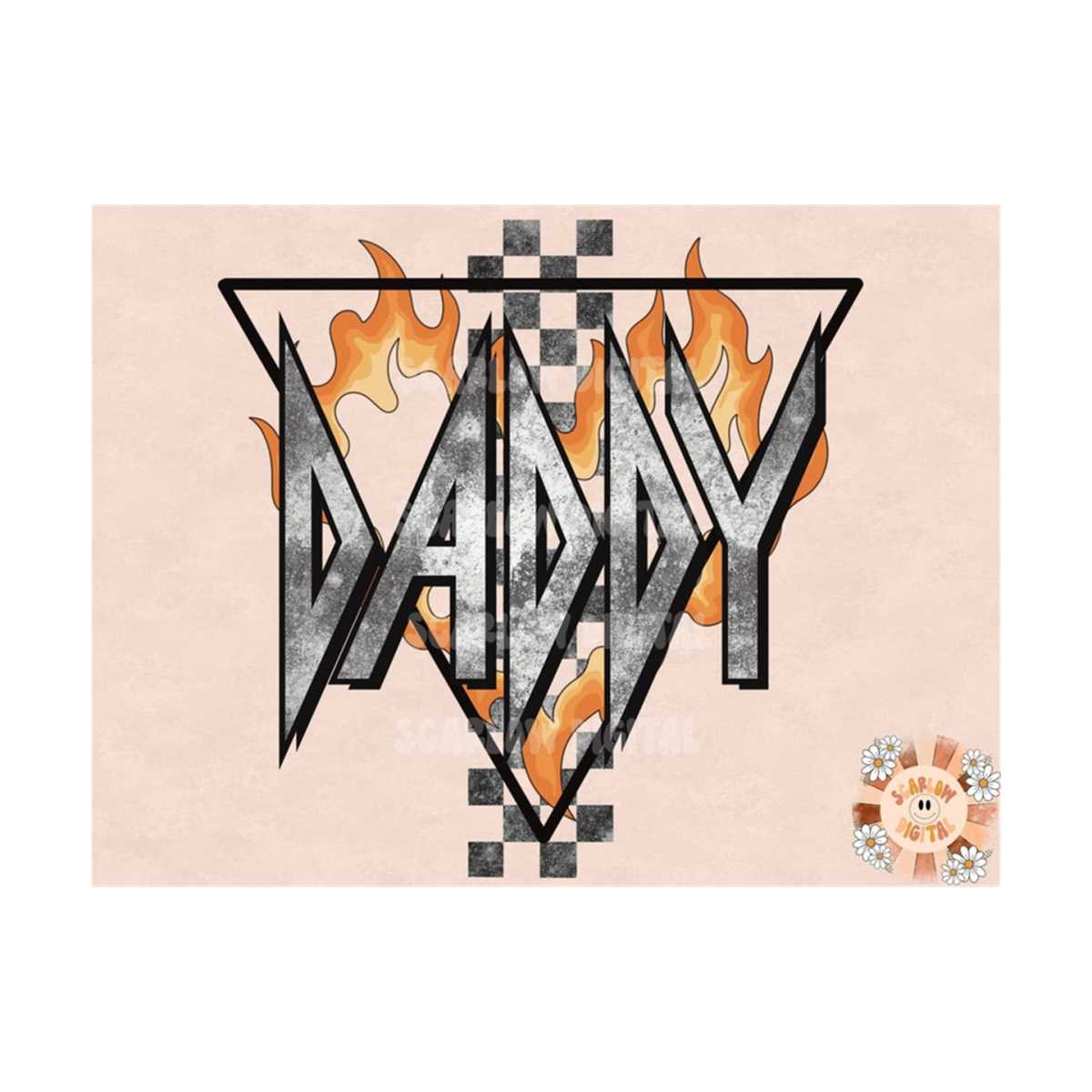 Daddy PNG-Rocker Dad Sublimation Digital Design Download-edg - Inspire ...