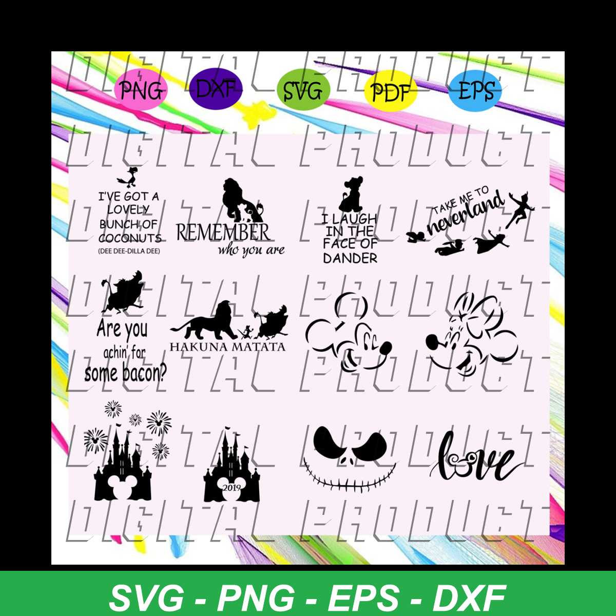 Disney bundle , disney, disney svg, disneyland, disney world | Inspire ...