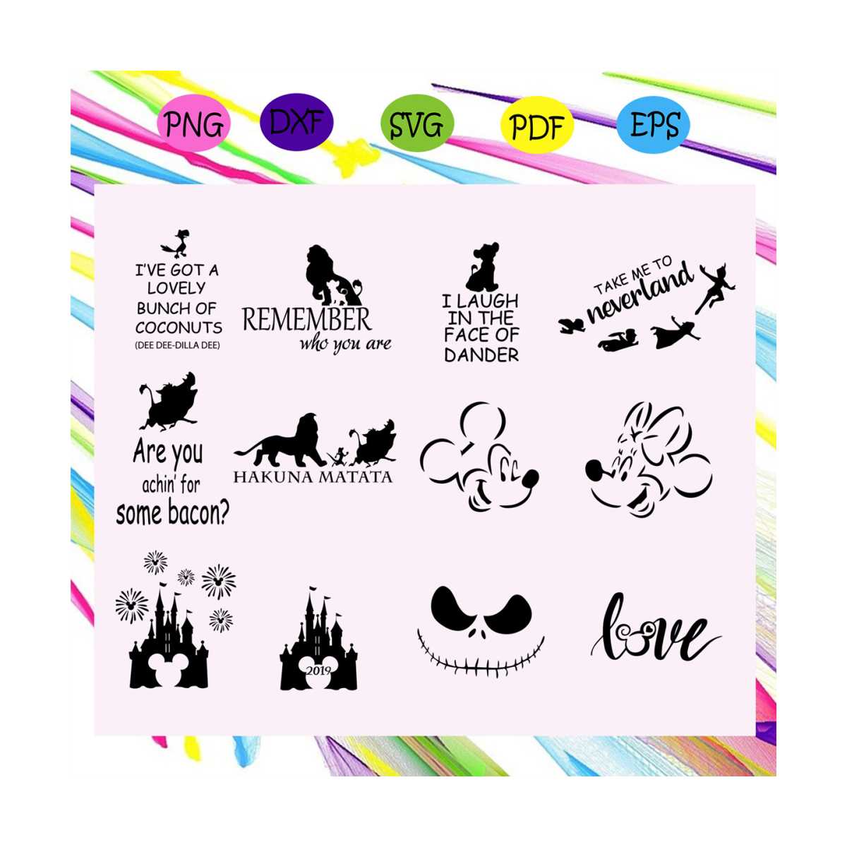 Disney bundle , disney, disney svg, disneyland, disney world | Inspire ...