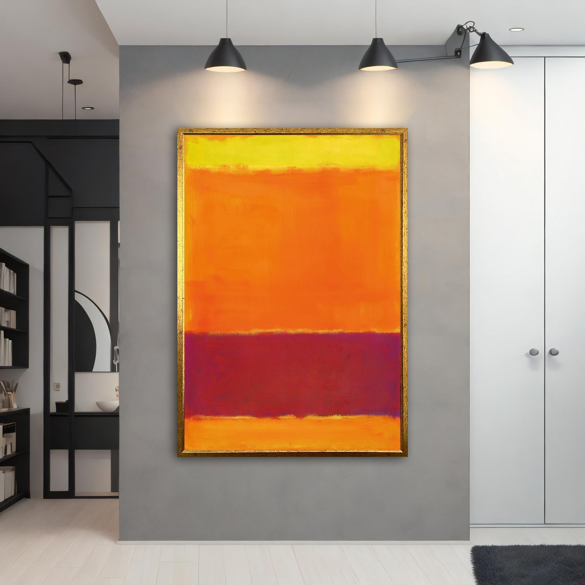 Mark Rothko Orange Canvas Art, Mark Rothko Wall Art, Art Rep | Inspire ...