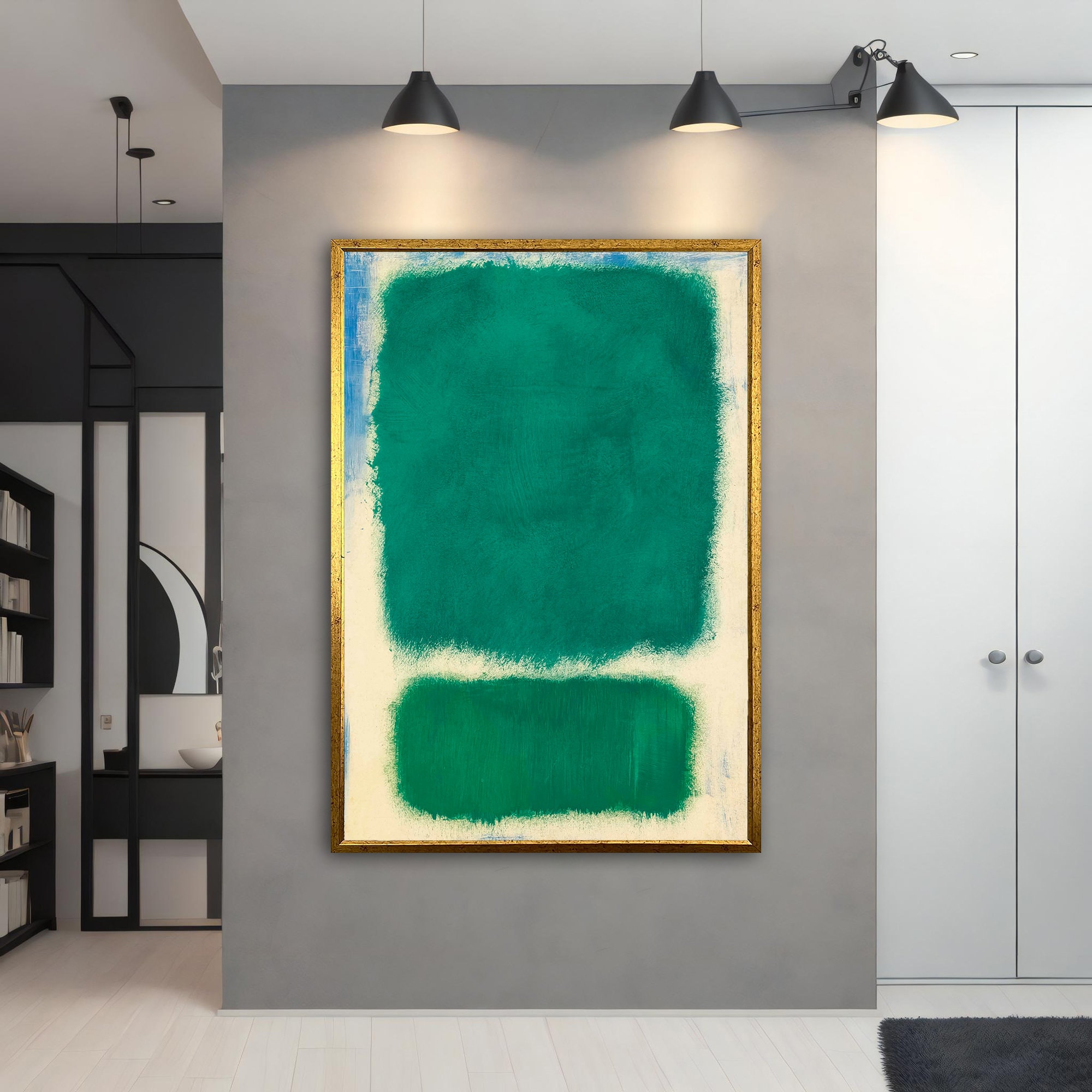 Mark Rothko Green Modern Canvas Art, Mark Rothko Colored Wal | Inspire ...