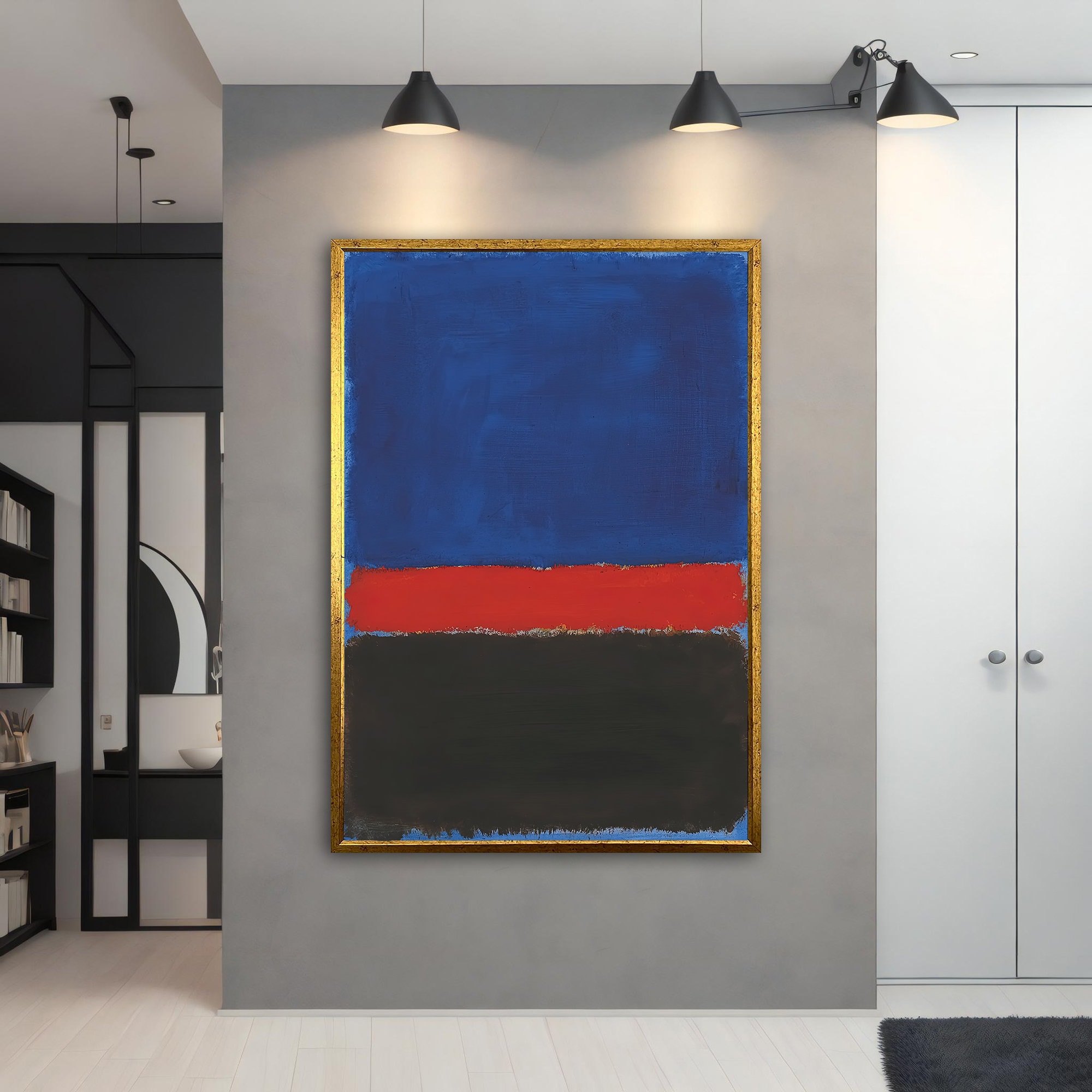 Mark Rothko Blue Black Canvas Art, Mark Rothko Wall Art, Mar | Inspire ...