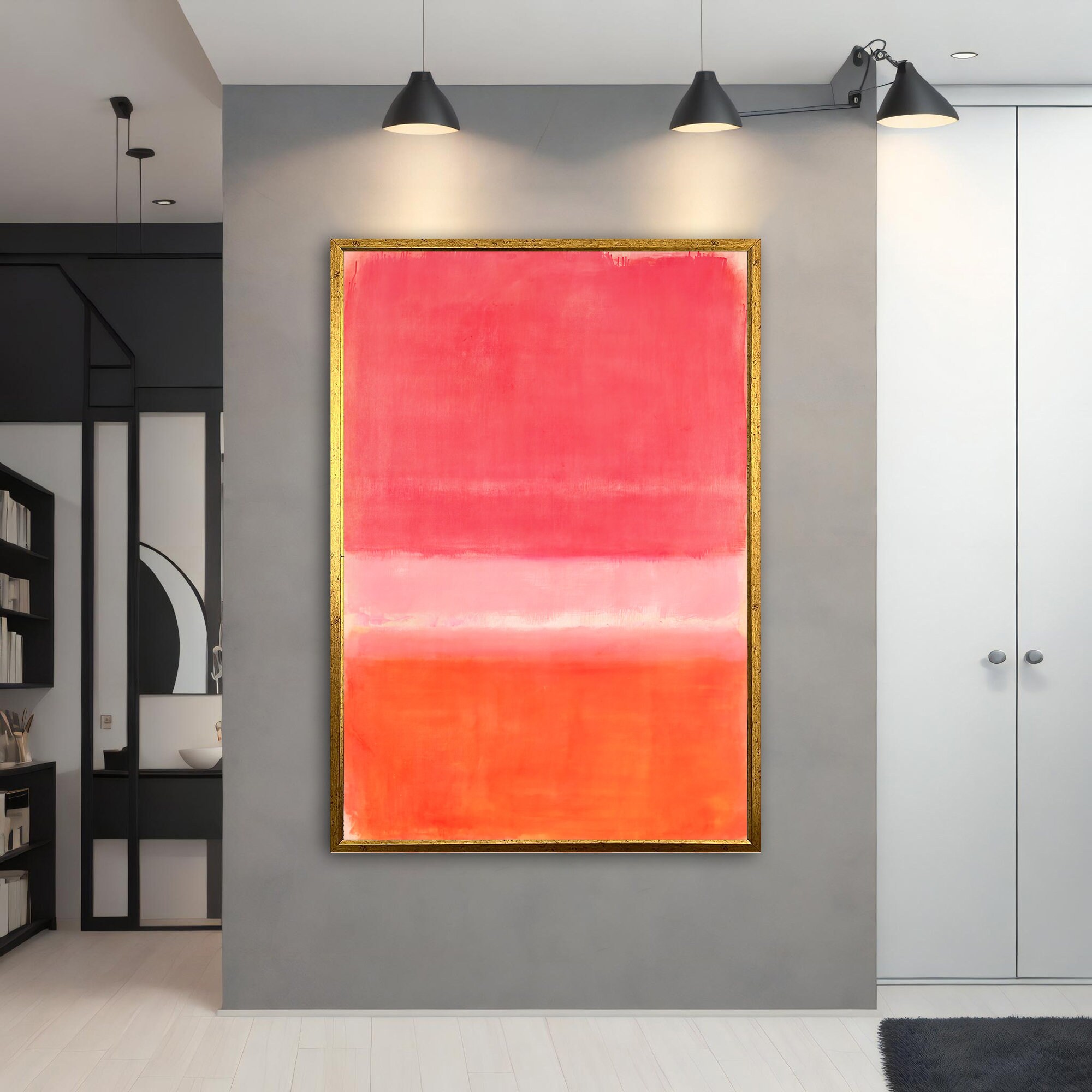 Mark Rothko Pink Canvas Art, Mark Rothko Colored Wall Art, A | Inspire ...