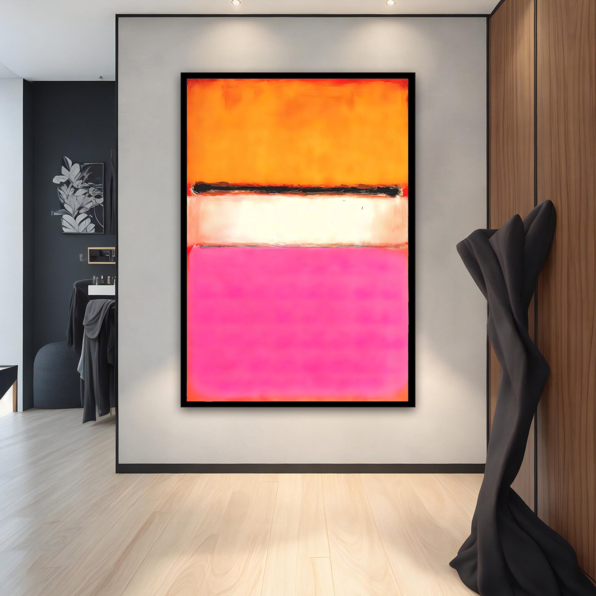Mark Rothko Pink Canvas Art, Mark Rothko Colored Wall Art, A | Inspire ...