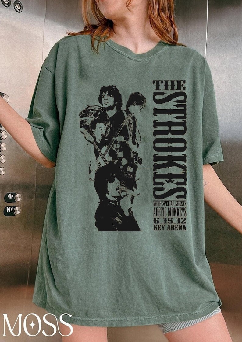 The Strokes T-shirt - Rock Band Shirt - Room On Fire Shirt - | Inspire ...